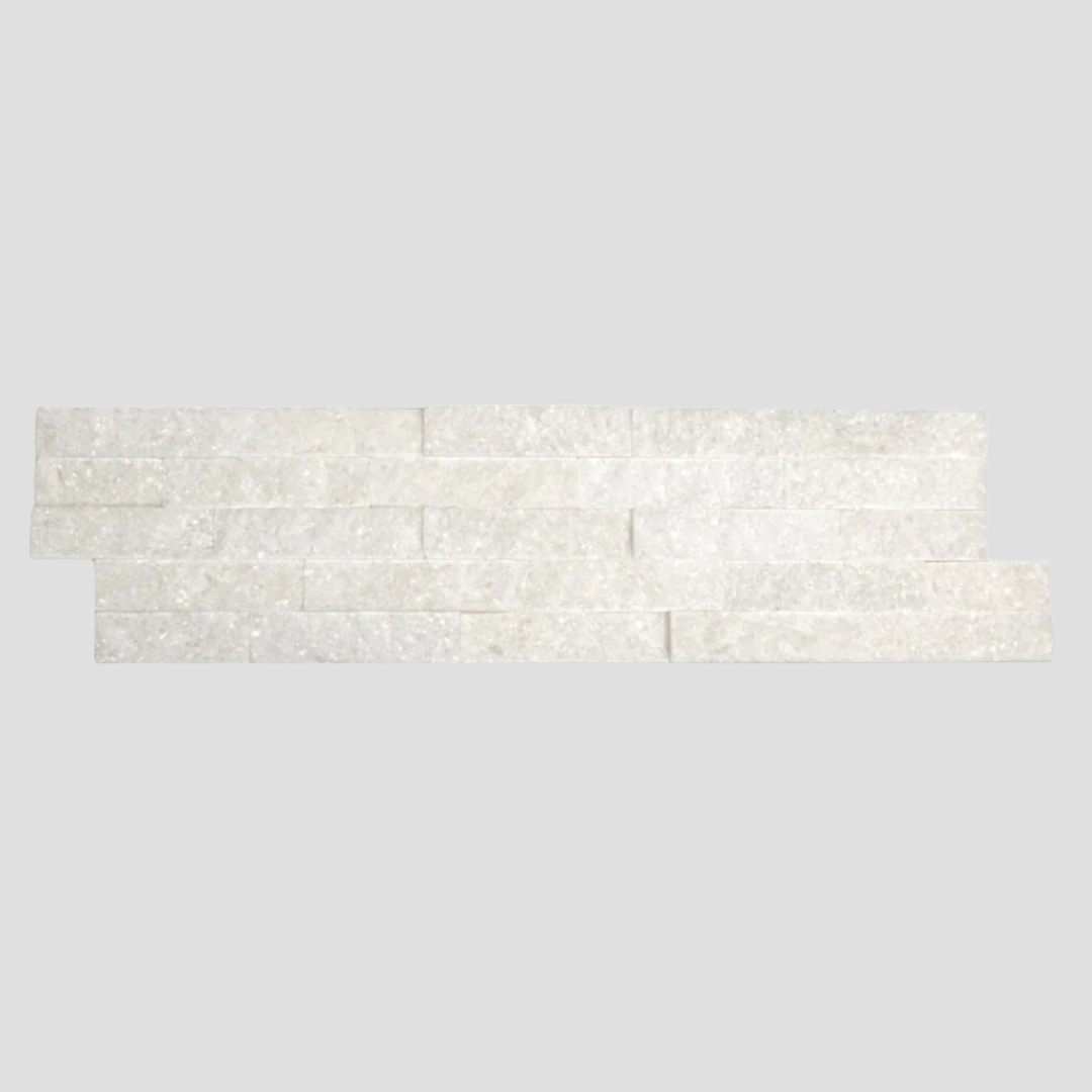 White Marble Split Face Tiles — Trade Price Stone